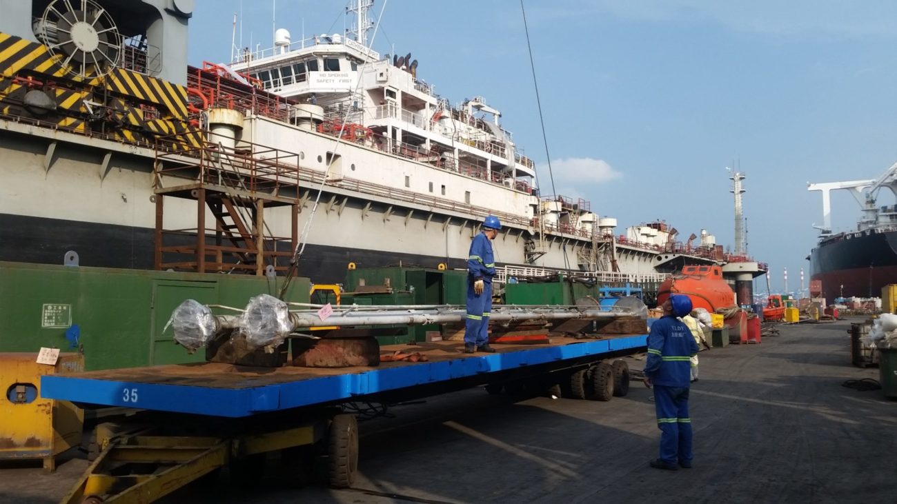 Complete overhaul of pumps during dry docking